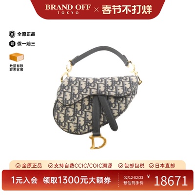 中古DIOR迪奥老花手提包