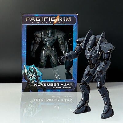 环太平洋2机甲模型 冬日阿贾克斯 关节可动 带包装盒 潮玩摆件