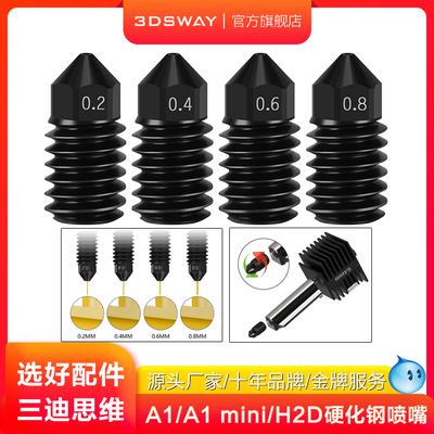 三迪思维A1minH2D硬化钢喷嘴
