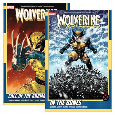 英文原版 Wolverine by Saladin Ahmed 金刚狼系列2册 金刚的召唤 骨头里 漫威漫画 英文版 进口英语原版书籍