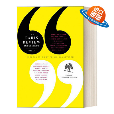 英文原版 The Paris Review Interviews I 16 Celebrated Interviews 巴黎评论作家访谈1 英文版 进口英语原版书籍
