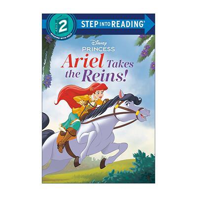 英文原版 Step into Reading 2 Ariel Takes the Reins Disney Princess 爱丽儿掌权 迪士尼公主系列 小美人鱼 同名电影改编英文版