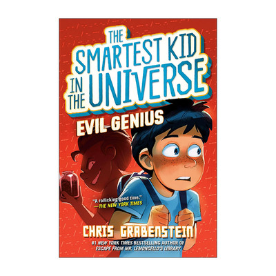 英文原版 The Smartest Kid in the Universe 03 Evil Genius 宇宙中聪明的孩子3 儿童动作冒险小说 神奇图书馆系列作者