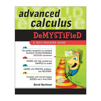 英文原版 Advanced Calculus Demystified 高级微积分 自学向导系列 英文版 进口英语原版书籍