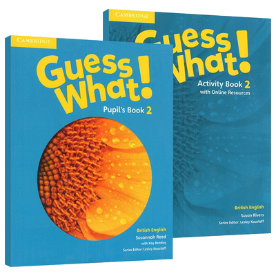 剑桥少儿英语教材2级别 英文原版 Guess What Level 2 Pupil's Book 学生套装小学二年级主课本练习册 cambridge 英文版原版书籍