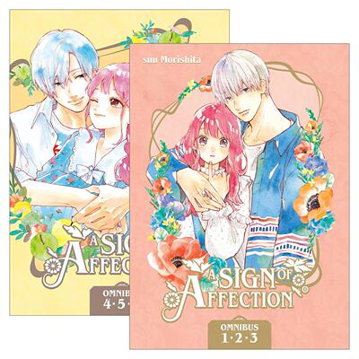 英文原版 A Sign of Affection Omnibus 指尖相触 恋恋不舍 精选集2册 同名纯爱动漫漫画 英文版 进口英语原版书籍