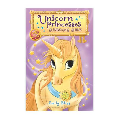 英文原版 Unicorn Princesses 1 Sunbeam's Shine 独角兽公主1 Emily Bliss儿童奇幻插图小说 英文版 进口英语原版书籍