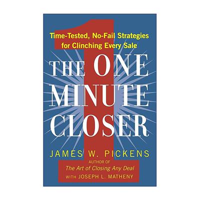 英文原版 The One Minute Closer 一分钟成交高手 历经考验 屡试不爽的签单策略 英文版 进口英语原版书籍