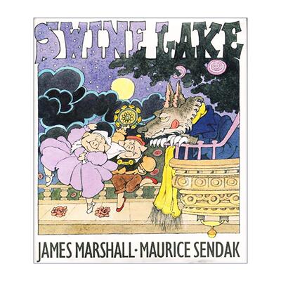 英文原版 Swine Lake 仙猪湖 精装 凯迪克奖得主James Marshall 英文版 进口英语原版书籍