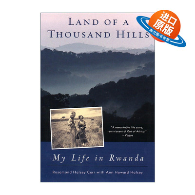 英文原版 Land of a Thousand Hills 千山之国 我在卢旺达的生活 传记 Rosamond Halsey Carr 英文版 进口英语原版书籍