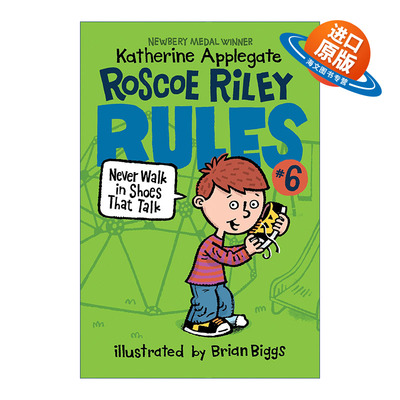 英文原版 Roscoe Riley Rules #6 Never Walk in Shoes That Talk 罗斯科莱利规则6 英文版 进口英语原版书籍