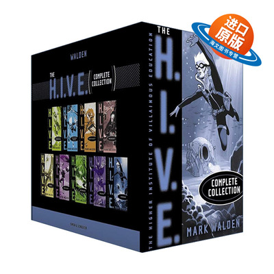 英文原版 The H.I.V.E. Complete Collection 高等邪恶学院9册全集盒装 动作冒险小说 英文版 进口英语原版书籍