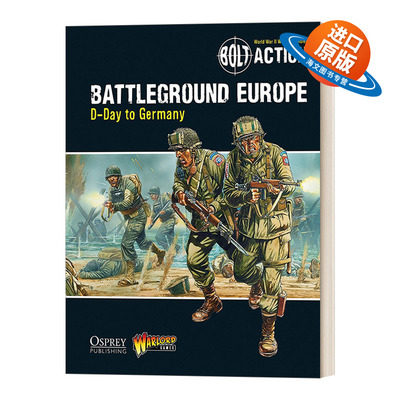 英文原版 Bolt Action Battleground Europe 桌面战争兵棋 欧洲战场 英文版 进口英语原版书籍