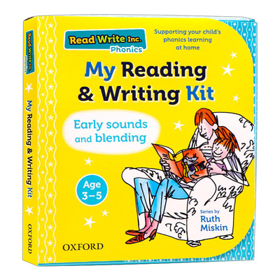 英文原版 Read Write Inc. Home Learning My Reading & Writing Kit 1 牛津自然拼读教材幼儿园3-5岁 英文版 进口英语原版书籍