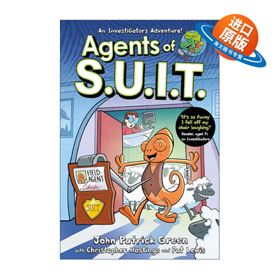 英文原版 InvestiGators Agents of S.U.I.T. 鳄鱼侦查员外传1 儿童全彩爆笑漫画故事书 英文版 进口英语原版书籍
