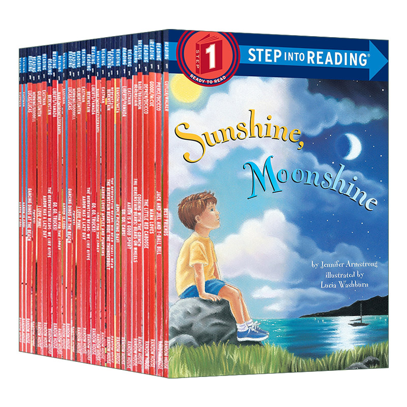 美国企鹅兰登经典分级读物一阶段29册 Step into Reading 1英文原版绘本小学儿童幼儿英语启蒙书籍_虎窝淘