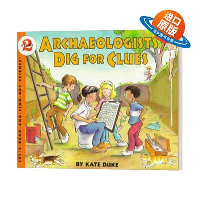 英文原版 Archaeologists Dig for Clues 考古学家挖掘线 英文版 进口英语原版书籍