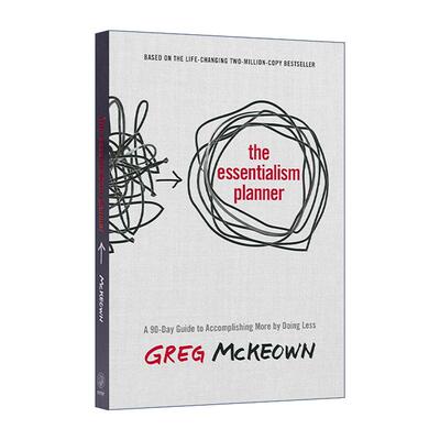英文原版 The Essentialism Planner 精要主义规划簿 少做多得的90天指南 精要主义作者格雷戈·麦吉沃恩 精装 进口英语原版书籍