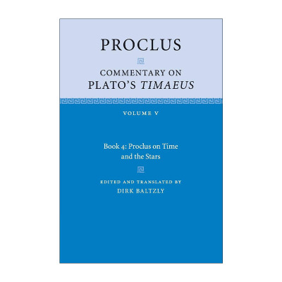 英文原版 Proclus Commentary on Plato's Timaeus 普罗克洛斯 对柏拉图蒂迈欧篇的评论 第五卷 英文版 进口英语原版书籍