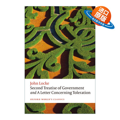 英文原版 Second Treatise of Government and A Letter Concerning Toleration 政府论下篇 牛津世界经典系列 英文版 进口英语书