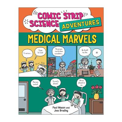 英文原版 Comic Strip Science Adventures Medical Marvels 漫画科学冒险 医学奇迹 儿童科普百科读物 英文版 进口英语原版书籍