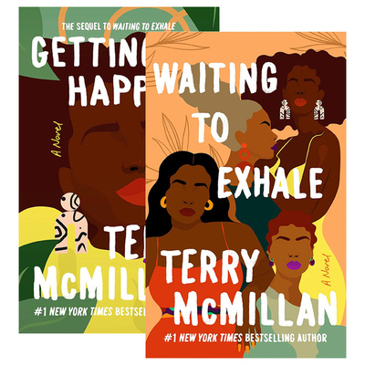 英文原版 Waiting to Exhale 等待呼气系列2册 女性小说 中年危机 Terry McMillan 英文版 进口英语原版书籍