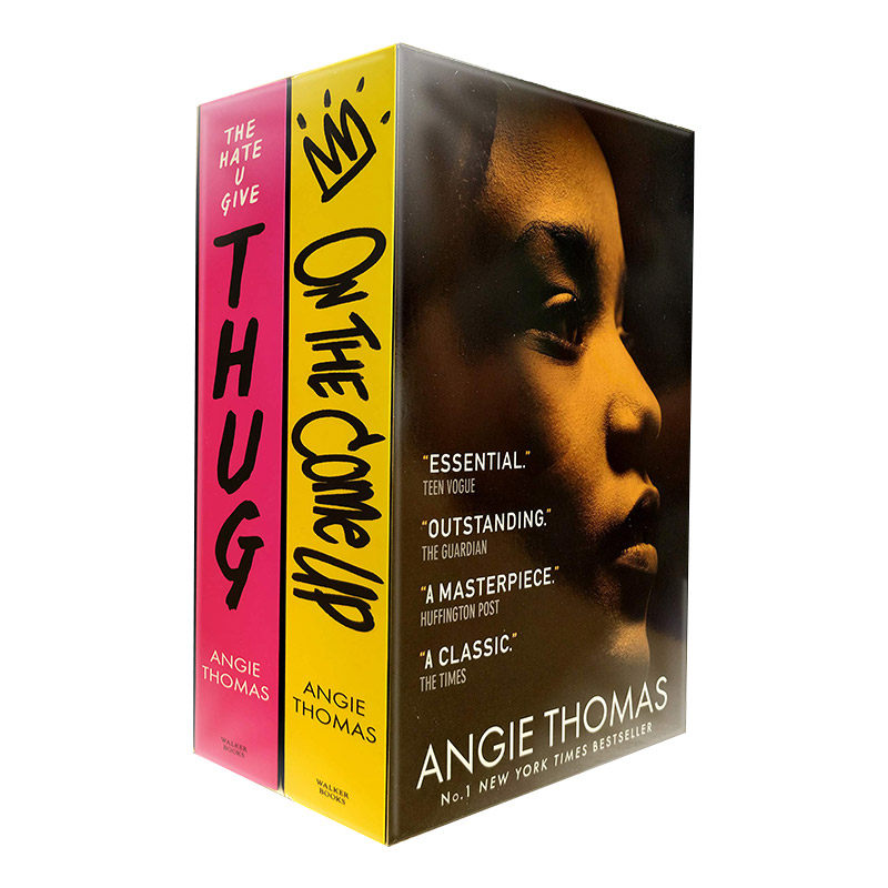 英文原版 Angie Thomas Collector's Boxed Set你给的恨 2018普林兹银奖 2册盒装含The Hate U ...
