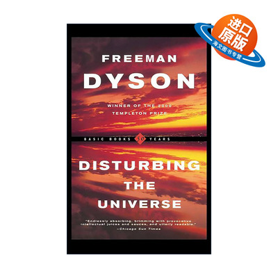 英文原版 Disturbing the Universe 宇宙波澜 科技与人类前途的自省 弗里曼·戴森回忆录 英文版 进口英语原版书籍