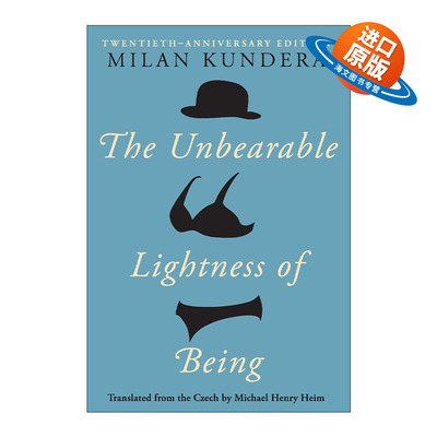 英文原版 The Unbearable Lightness of Being 不能承受的生命之轻 精装 米兰昆德拉经典 英文版 进口英语原版书籍