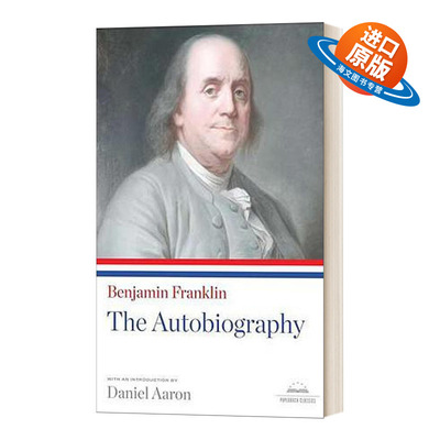 英文原版 Benjamin Franklin The Autobiography 富兰克林自传 美国图书馆 Eclectic English Classics 英文版 进口英语原版书籍