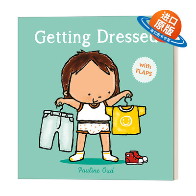 英文原版 Getting Dressed 穿衣服 幼儿启蒙翻翻书 撕不烂纸板书 不同季节该穿什么衣服 Pauline Oud 英文版 进口英语原版书籍