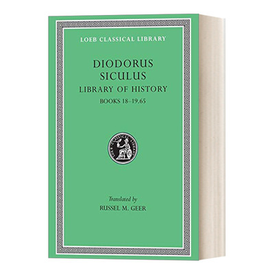 英文原版 Library of History Volume IX古希腊 狄奥多罗斯Diodorus Siculus历史丛书卷九第18-19.65册 原文希英对照 进口书