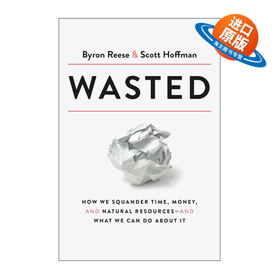英文原版 Wasted 浪费 如何节省时间 金钱和自然资源 人工智能哲学作者Byron Reese 精装 英文版 进口英语原版书籍