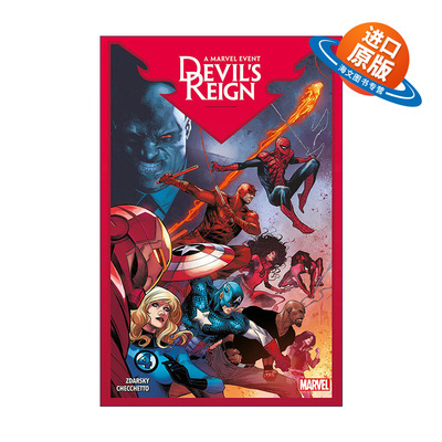 英文原版 Devil's Reign 魔鬼统治 漫威漫画 钢铁侠 蜘蛛侠 美国队长 Chip Zdarsky 英文版 进口英语原版书籍
