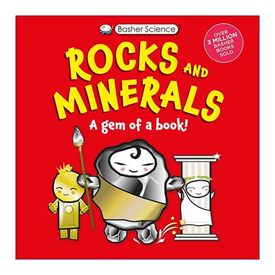 英文原版 Basher Science Rocks and Minerals A Gem of a Book 巴舍 酷酷的科学之岩石 英文版 进口英语原版书籍