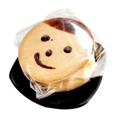 【新客立减】新货老式奶油笑脸蛋糕娃娃脸奶油夹心蛋糕硬夹心饼干