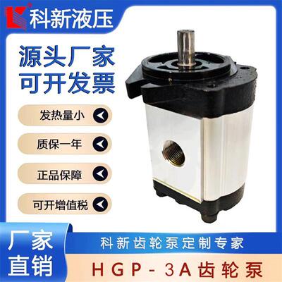 新款HGP-3A-F6RHGP-3A-F30R前后盖铁齿轮泵高压液压齿轮包邮