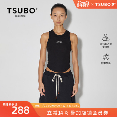 尺不TSUBO  女款舒适贴身 针织背心
