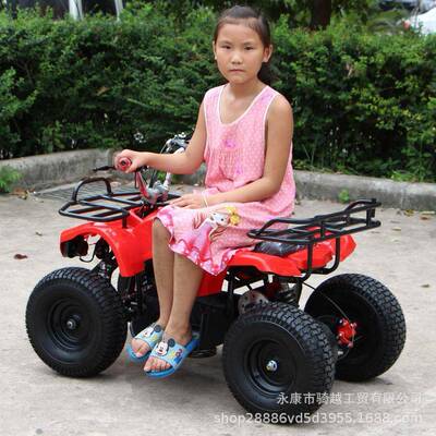 ATV沙滩车儿童小孩摩托车四轮越野车电动车小小公牛48v500w轴传动