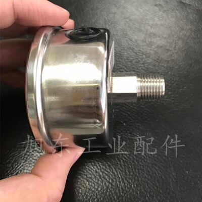 原装Marsh美国600PSI高压压力表气压表全不锈钢2.5寸表径