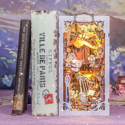 森林书立花灵音乐会手工立体书