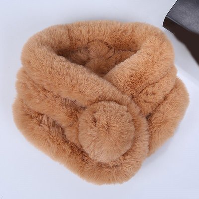 winter scarf Luxury Faux Fur Warm Soft Thicken Scarves Sha