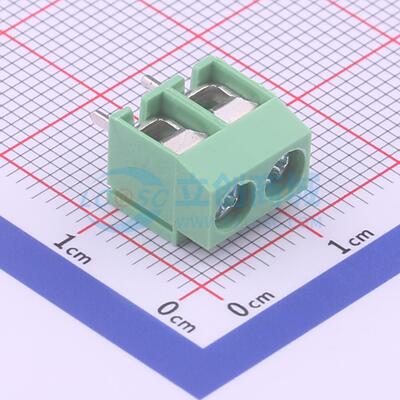 螺钉式接线端子 WJ126V-5.0-2P 插件,P=5mm 1x2P 电子元器件配单