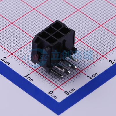 线对板针座 WF30006-08302 弯插,P=3mm 2x3P 弯插 电子元器件配单