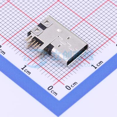 USB连接器 MC-710 插件 式外壳DIP Type-C 侧插 电子元器件配单