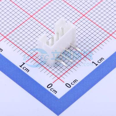 线对板针座 IPCW200W14NW01R 弯插,P=2mm 1x4P 弯插 电子元器件