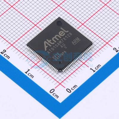 单片机(MCU/MPU/SOC) AT91SAM7X128C-AUR LQFP-100(14x14) 原装正