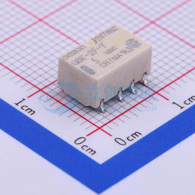 信号继电器 G6K-2F-Y-TR DC5 BY OMR/C SMD,6.5x10mm 电子元器件