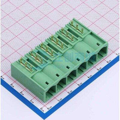插拔式接线端子 KF2EDGSRA-10.16-6P 插件,P=10.16mm 电子元器件