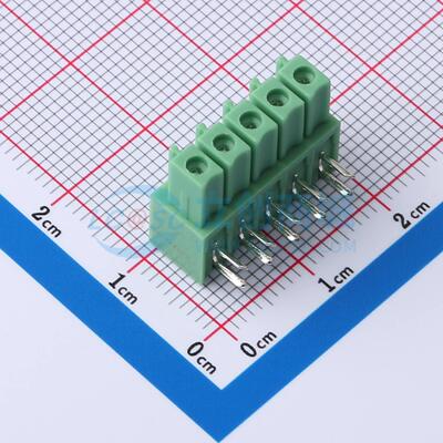 插拔式接线端子 KF2EDGA-3.5-5P 插件,P=3.5mm 电子元器件配单